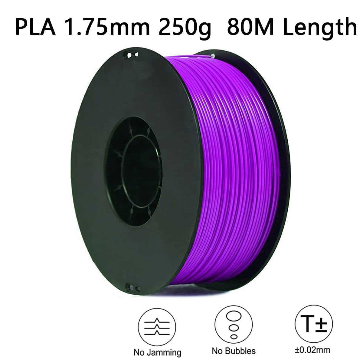 EasyThreed 3D Printing Filament PLA 250g Smooth Finish , 80M Length 1 ...