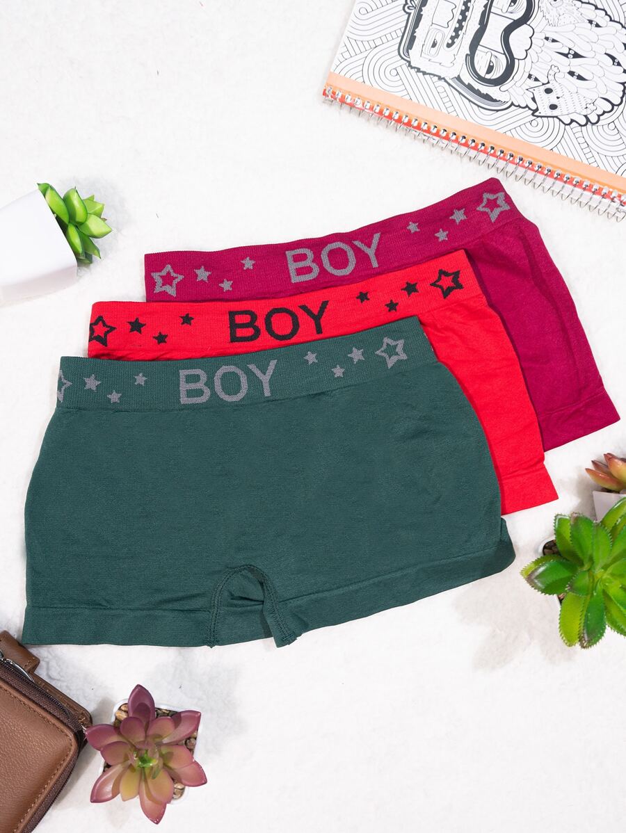 6 Pieces Of ONE SIZE Boxers For BOYS, Set Printed "Carts", 2 Different ...
