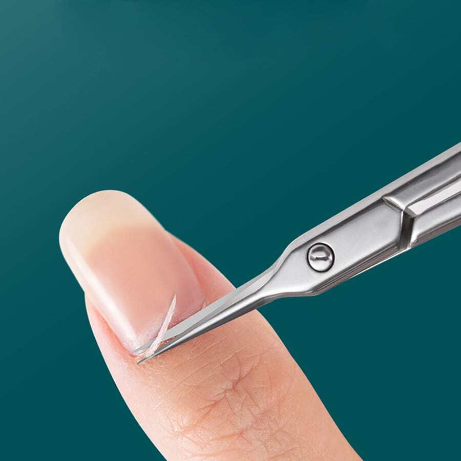 Stainless Steel Cuticle Clipper, Manicure & Pedicure Tool With Pointed ...