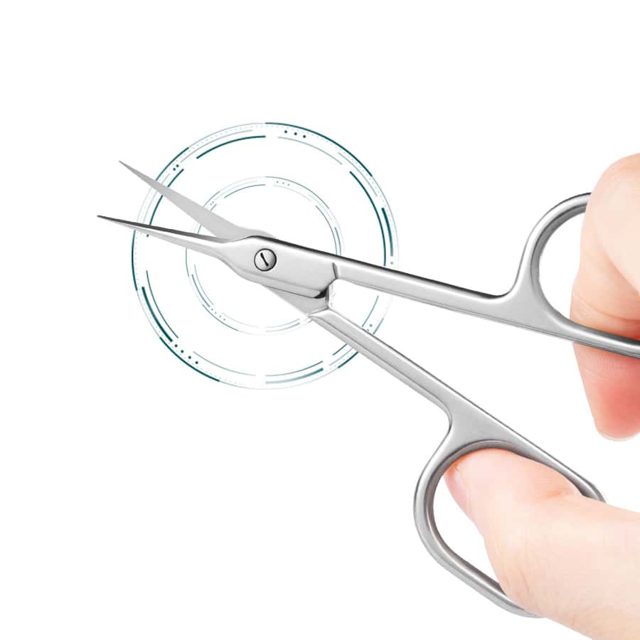 Stainless Steel Cuticle Clipper, Manicure & Pedicure Tool With Pointed ...