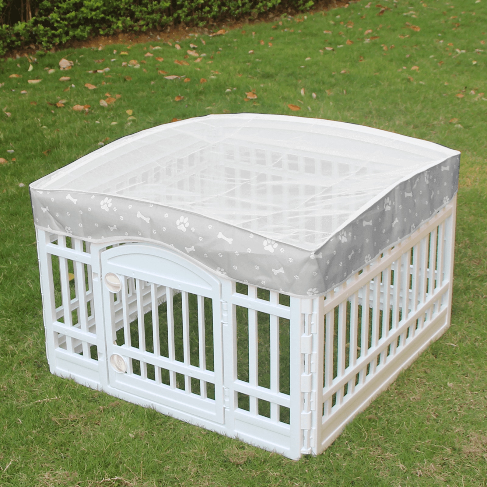 Dog Playpen Mesh Top Cover for 36" Inch Pet Playpen with 4 Panels, Dog ...