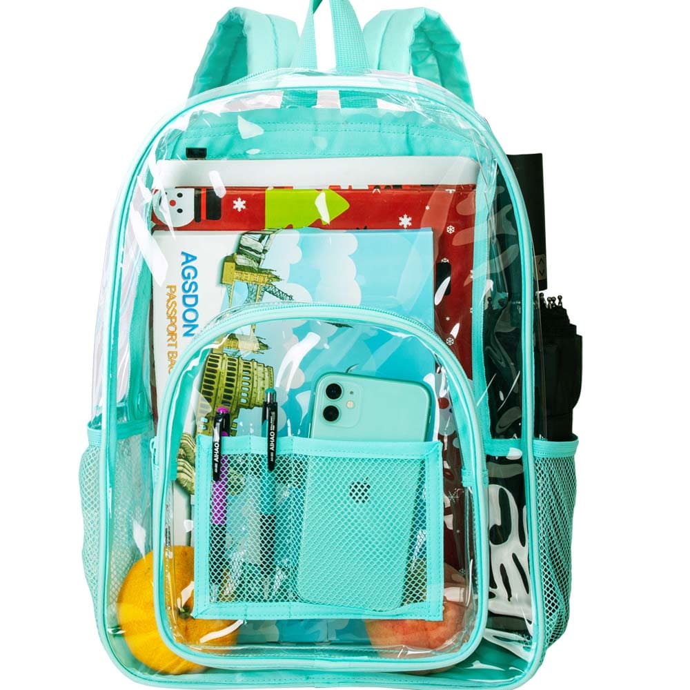Clear Backpack, Heavy Duty Transparent Bookbag, See Through PVC ...