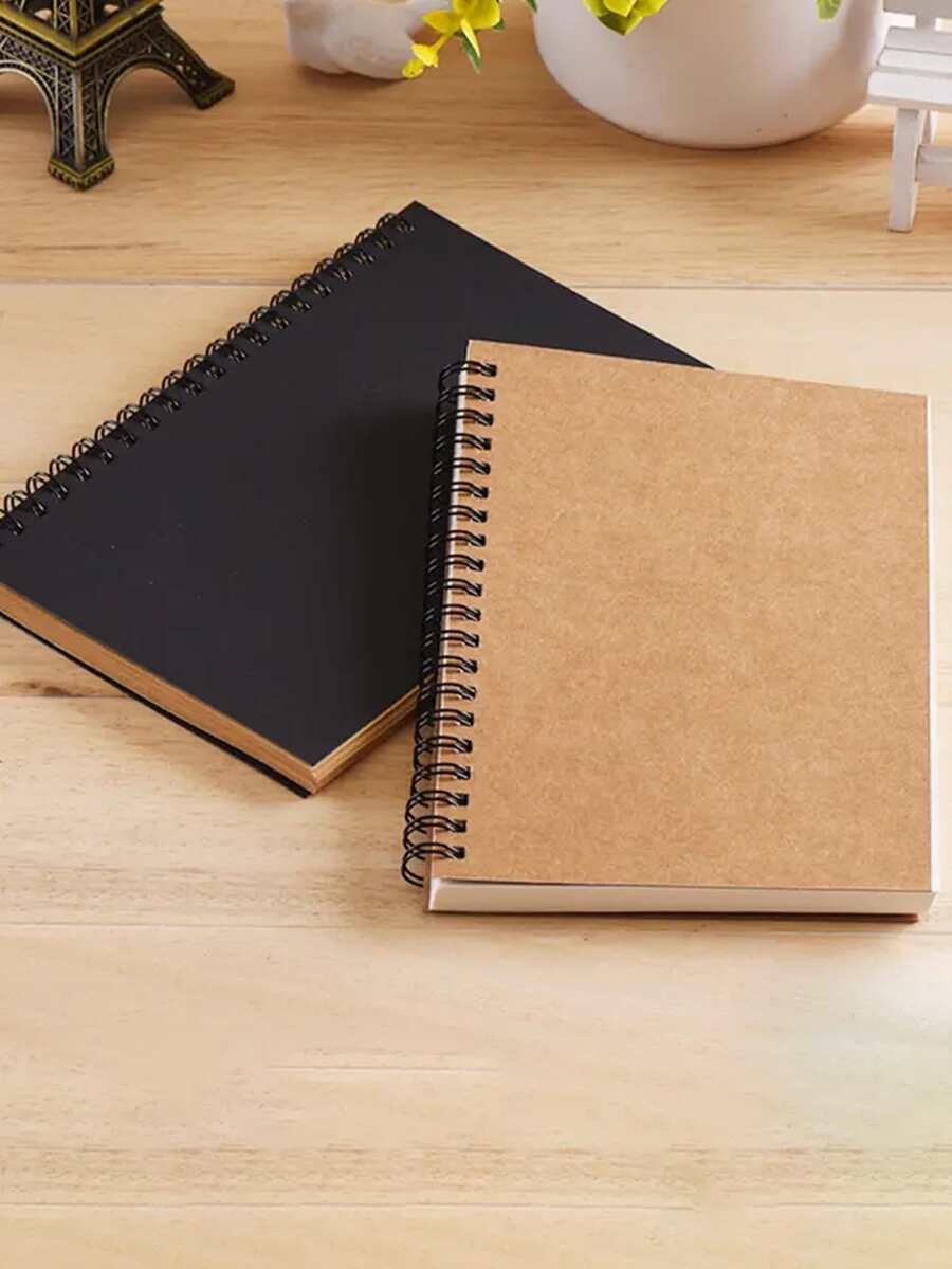 100 Pages Vintage Leather Spiral Notebook For Creative Writing ...