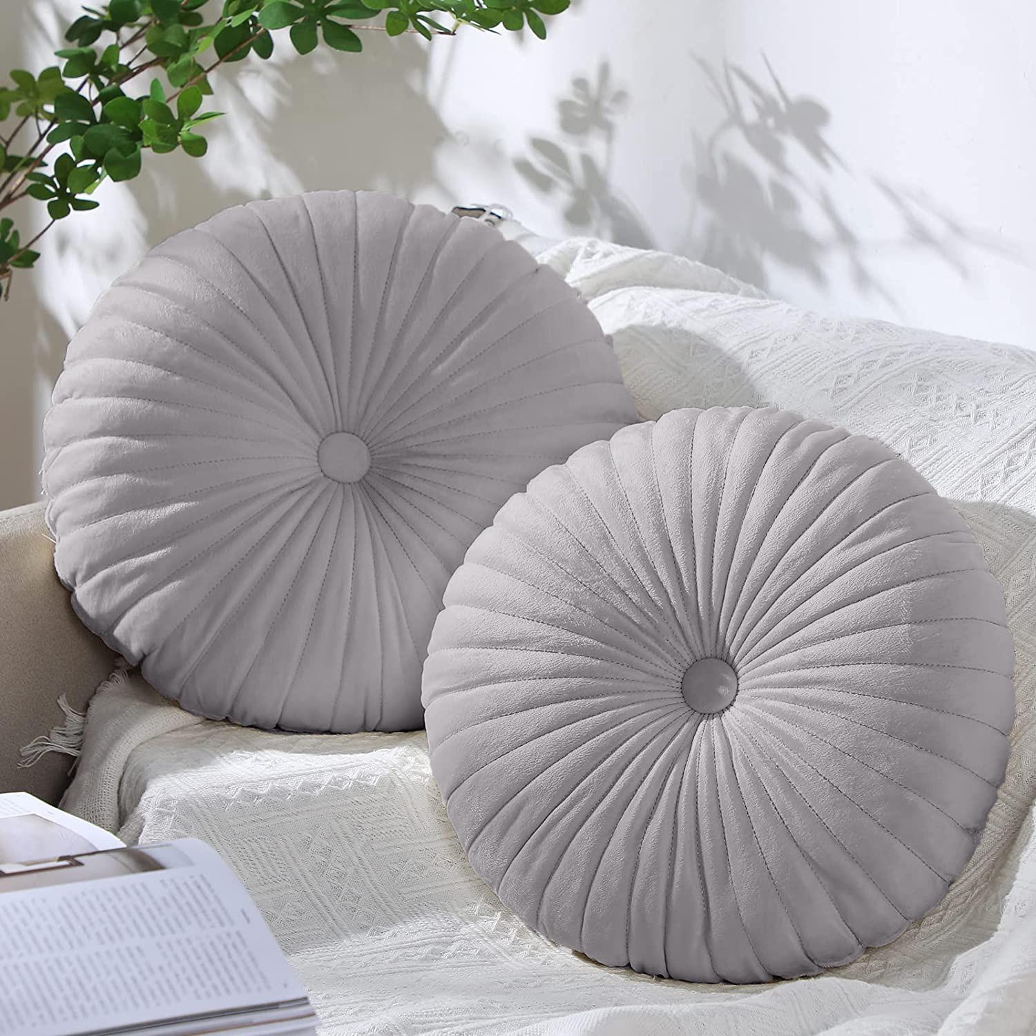 1PC Round Seat Cushion Pumpkin Throw Pillows Solid | SHEIN UK