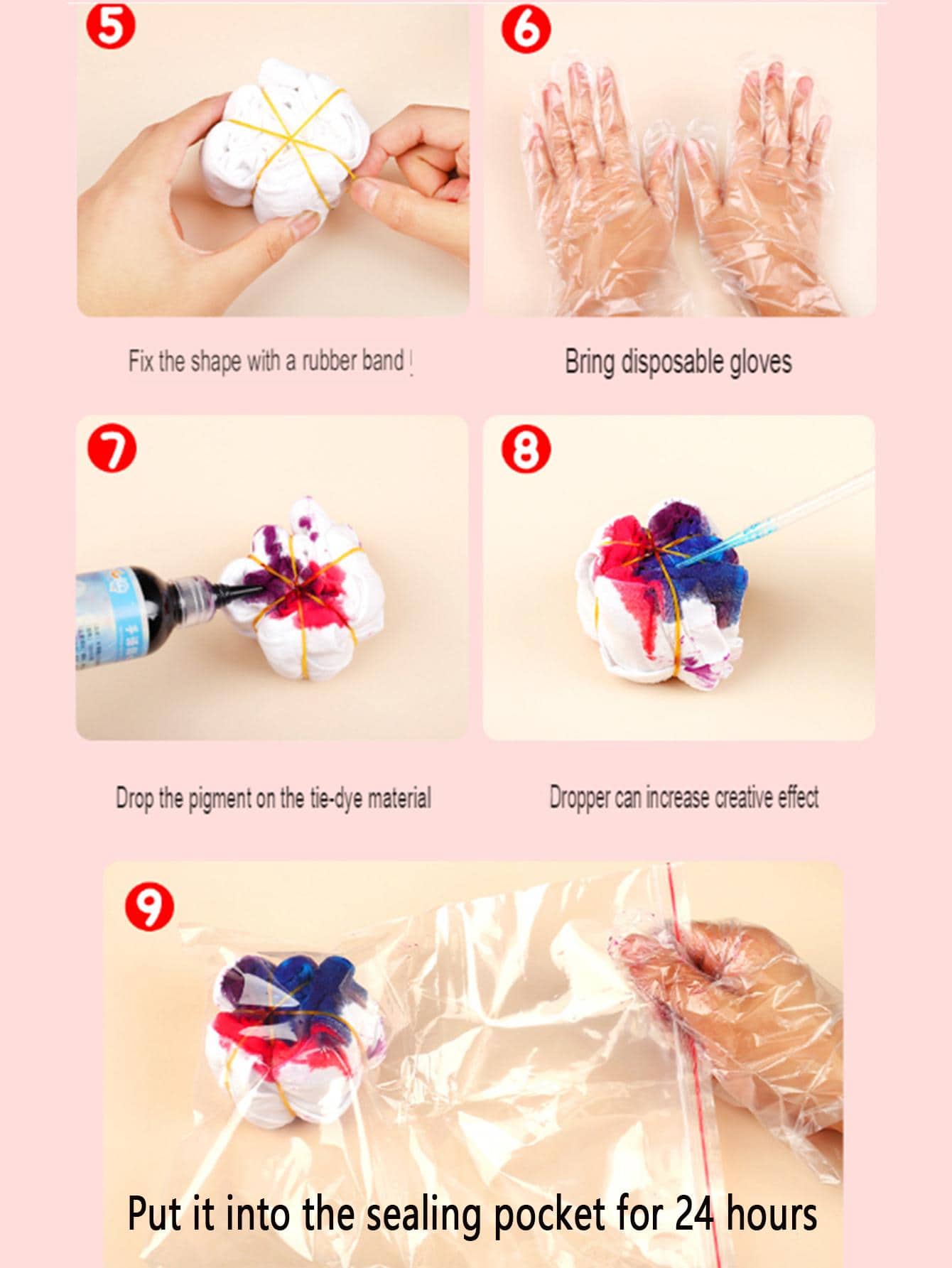 Tie Dye Pigment For Diy Clothing Shoes Graffiti Dyeing Cold Water Dyes ...