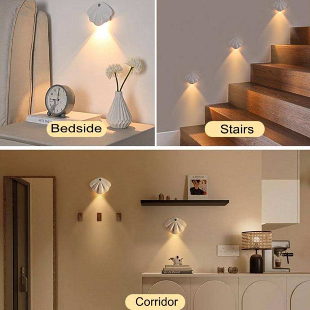 1pc White Led Smart Sensor Wall Light | SHEIN USA