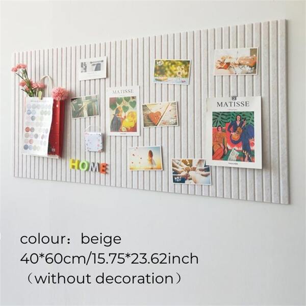1pc 40*60cm Felt Board With Vertical Groove Texture, Nordic Style ...