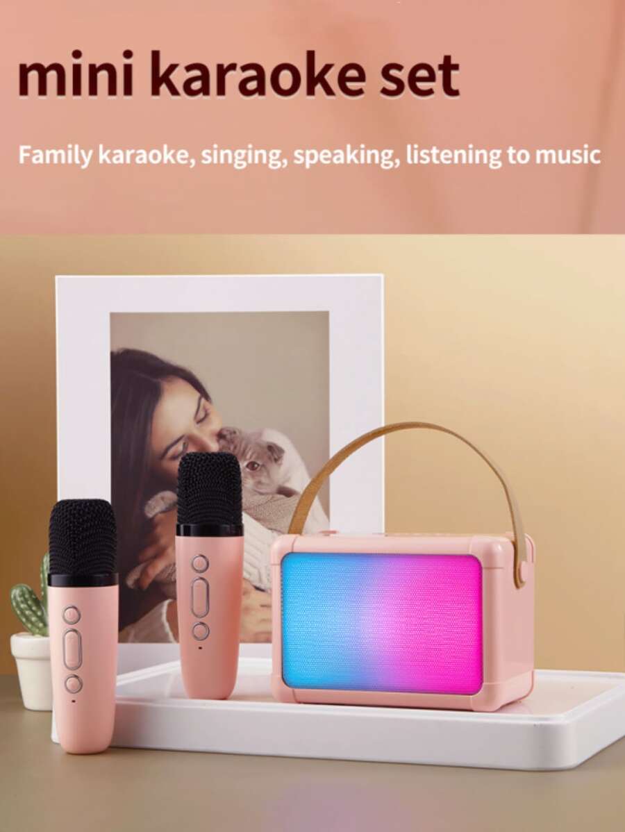 1 Portable Wireless Retro Speaker With Rgb Light Effect, 2 Wireless ...