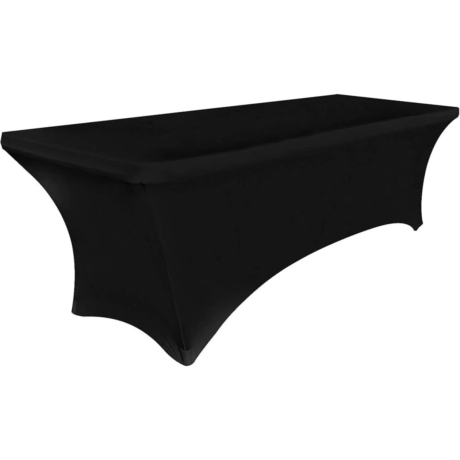 1pc Stretchy Spandex Table Cover, Rectangular Folding Table Fitted ...