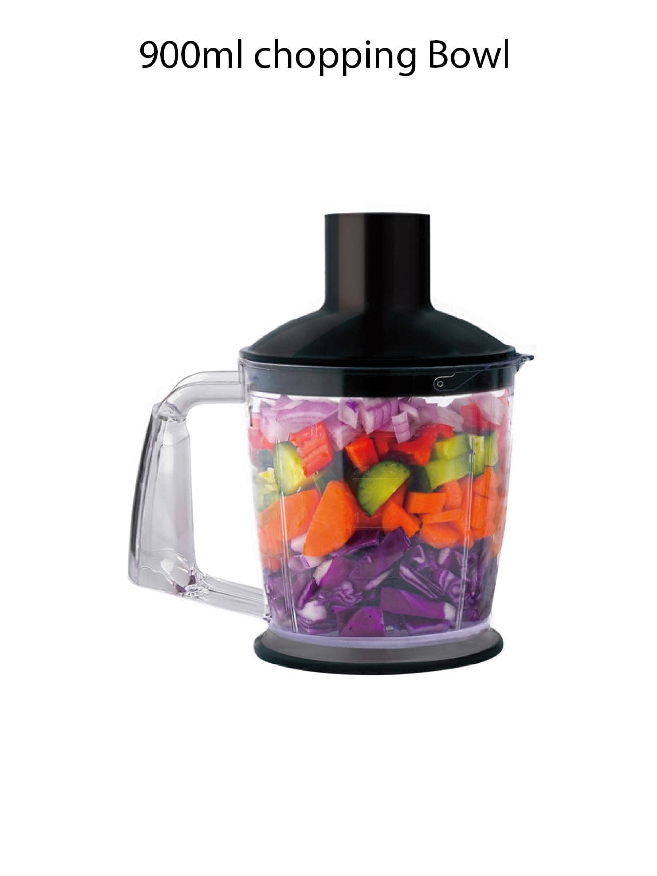 4-In-1 Multifunctional Electric Food Processor: Handheld Mixer ...