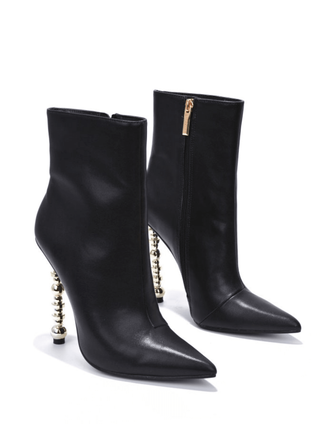 Cape Robbin Shawna Pointy Toe Odd Shaped Heel Booties | SHEIN USA