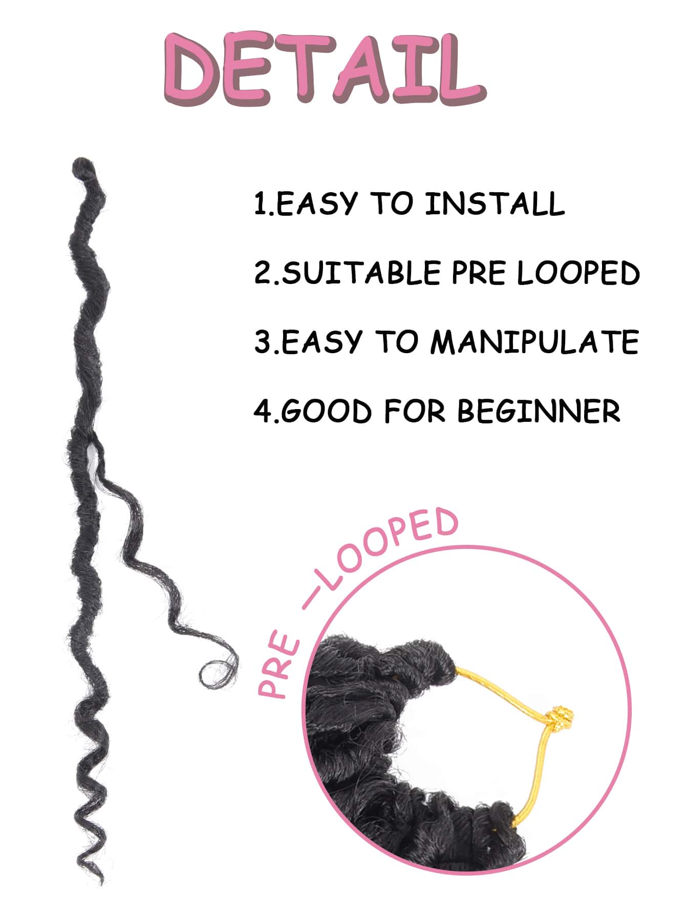Goddess Locs Crochet Hair 8 Inch Locs Short Curly Faux Locs Crochet ...
