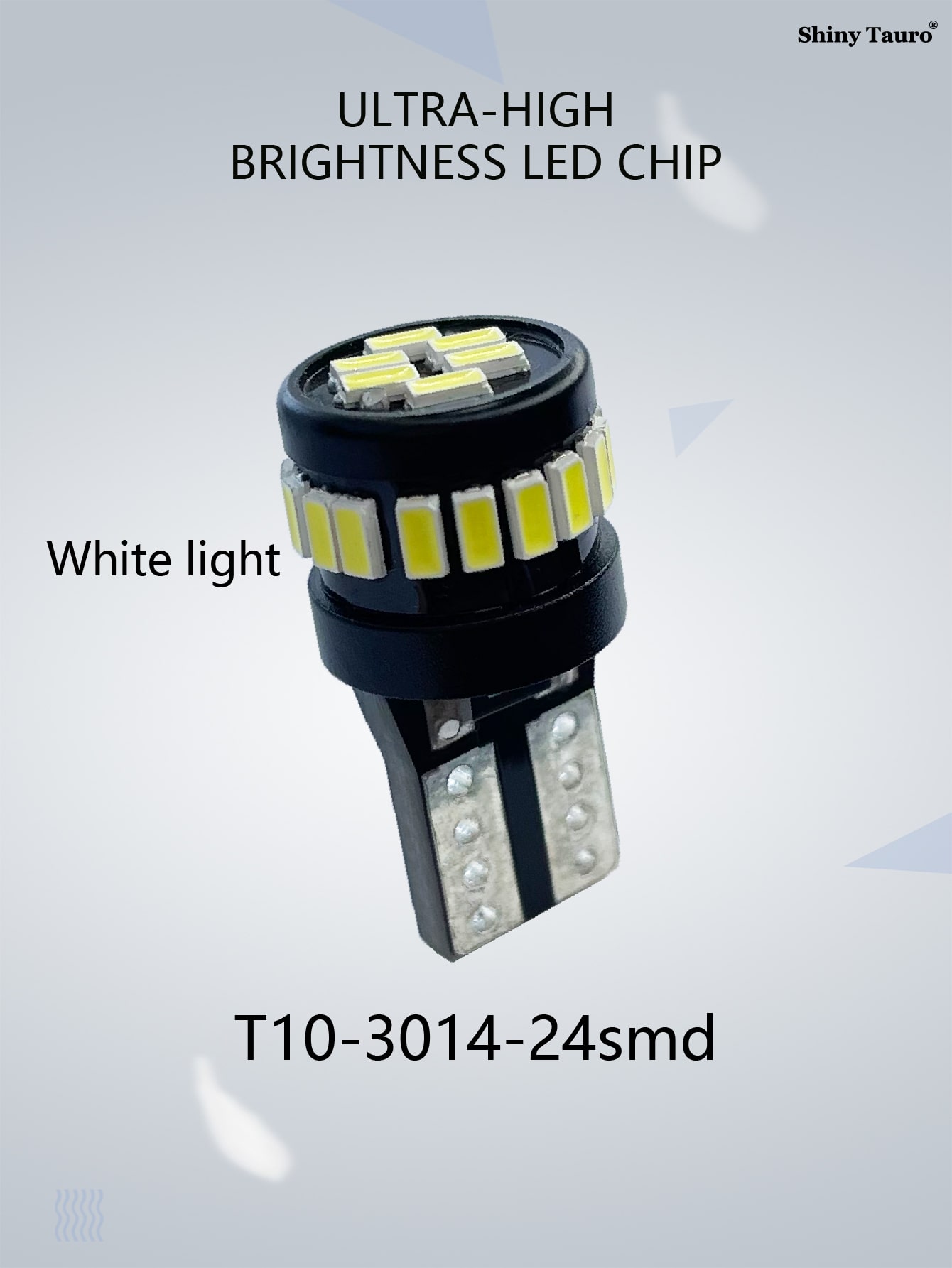 1pc Car Led Light T10 High Brightness Width Indicator Lamp 3014 24led ...