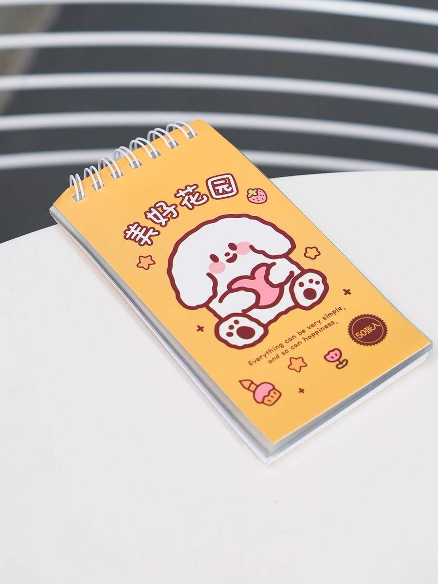 1pc Cute Diy Coil Sticker Book, Cartoon Sticker Collage Journal ...