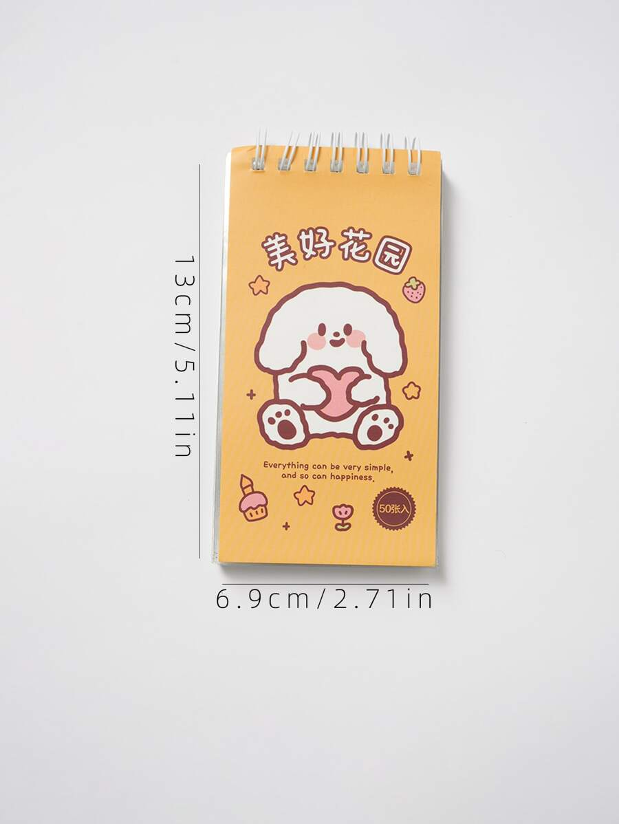 1pc Cute Diy Coil Sticker Book, Cartoon Sticker Collage Journal ...