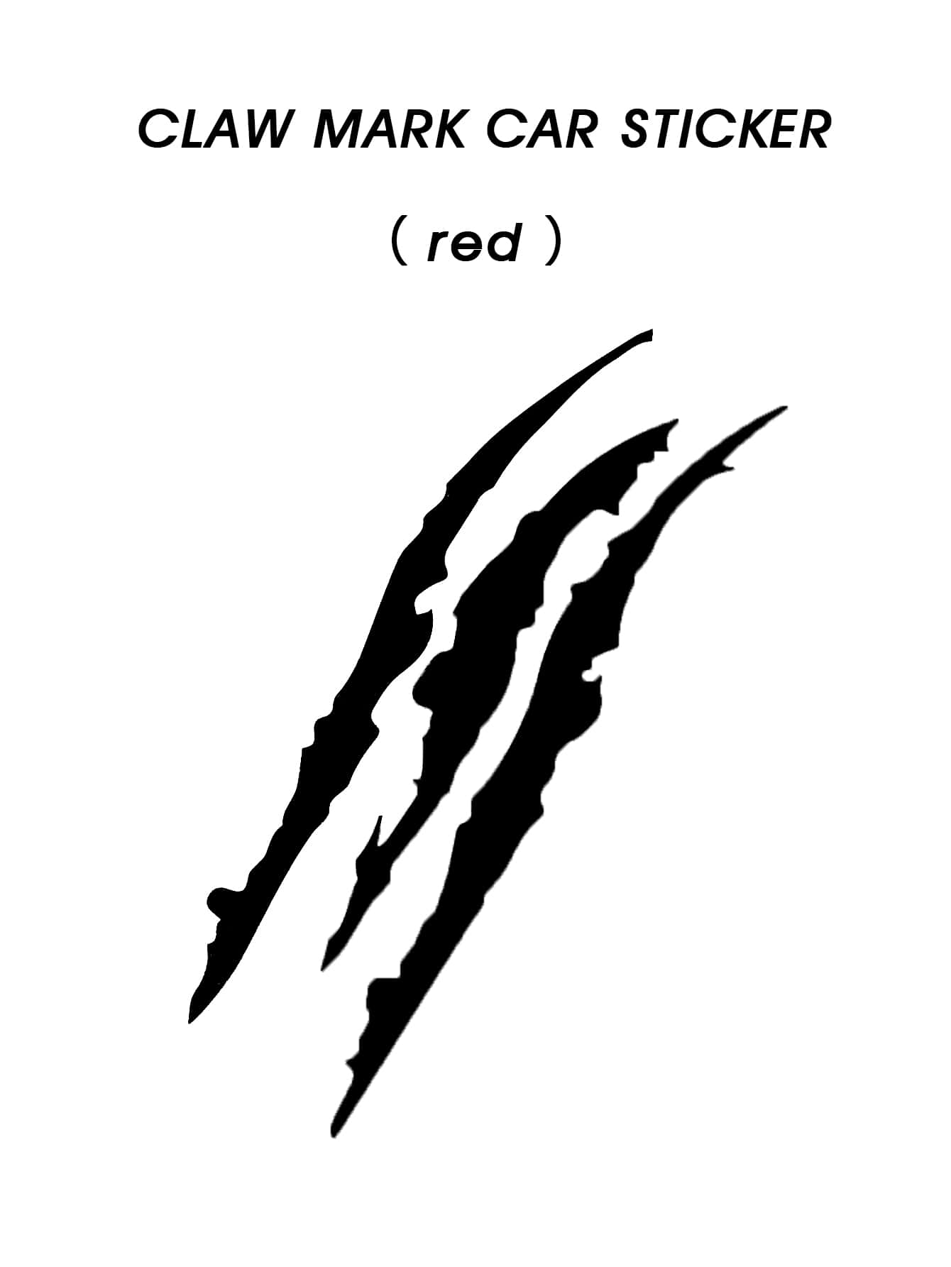 Car Scratch Claw Marks Sticker | SHEIN USA