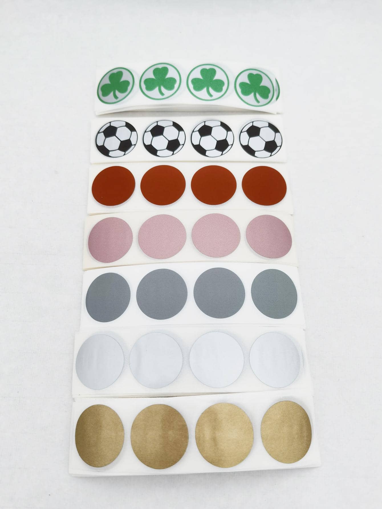 Rose Gold 25mm Round Scratch-off Stickers For Diy Game, Festival ...