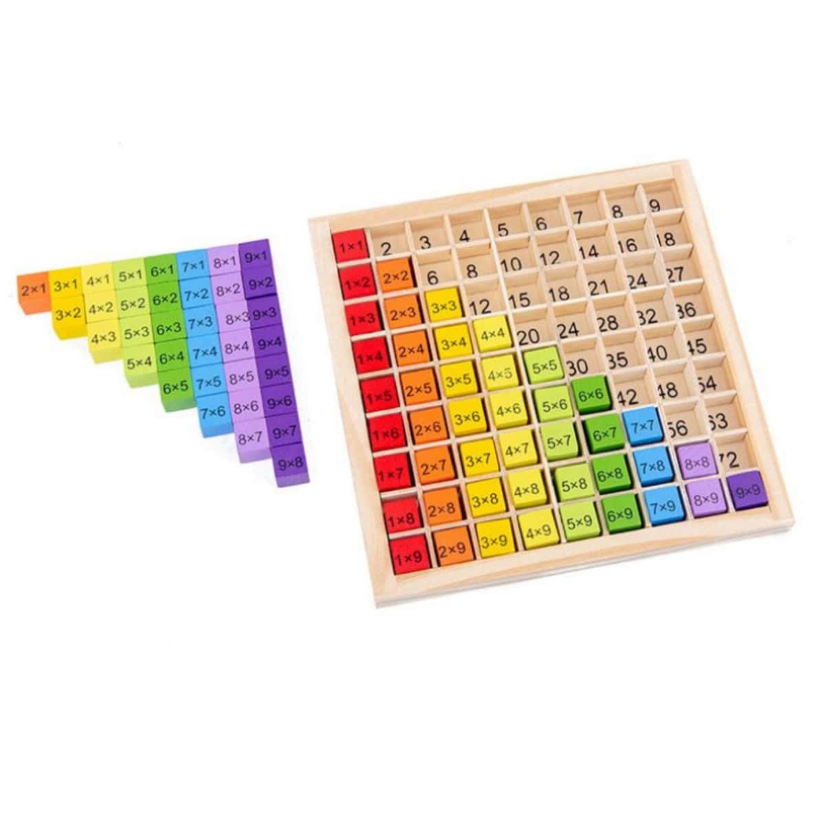 Montessori Educational Wooden Math Toys For Kids Children Baby Toys 99 ...