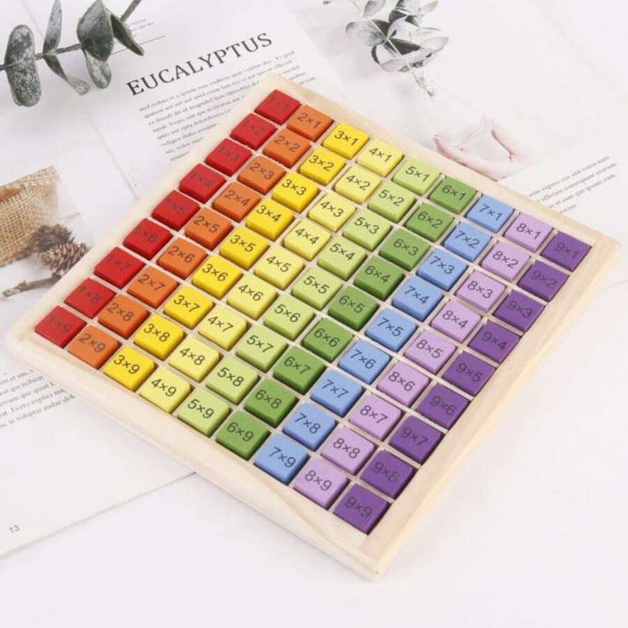 Montessori Educational Wooden Math Toys For Kids Children Baby Toys 99 ...