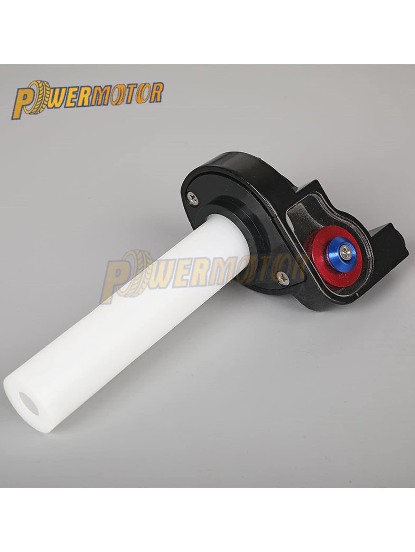 PowerMotor Motorcycle Throttle Handle With Visible Turning Knob ...
