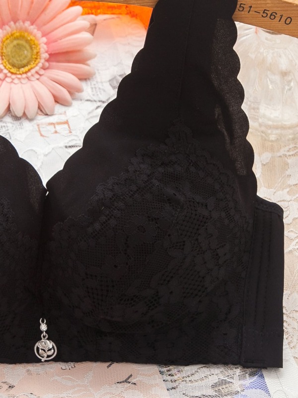 Women's Lingerie - Sexy Lace Push-up Bra For Small Chest, Gather Chest ...