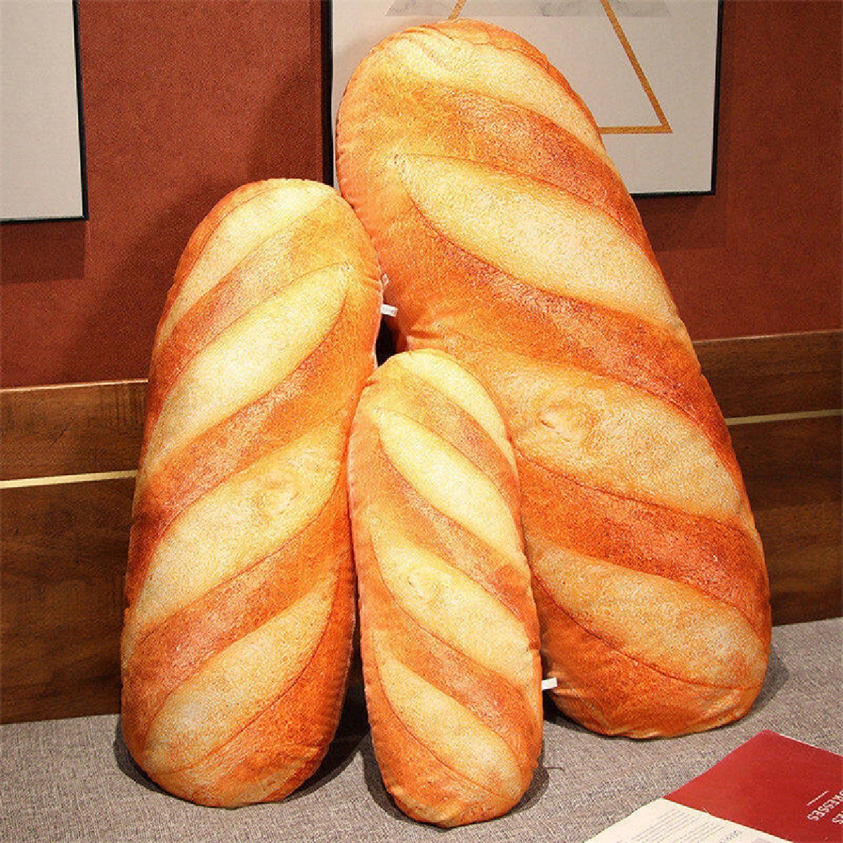 Almohada De Pan De Simulación 3d, Juguete Relleno De Felpa De Comida ...