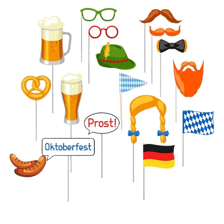 Oktoberfest Photo Booth Cut Out Stand Up