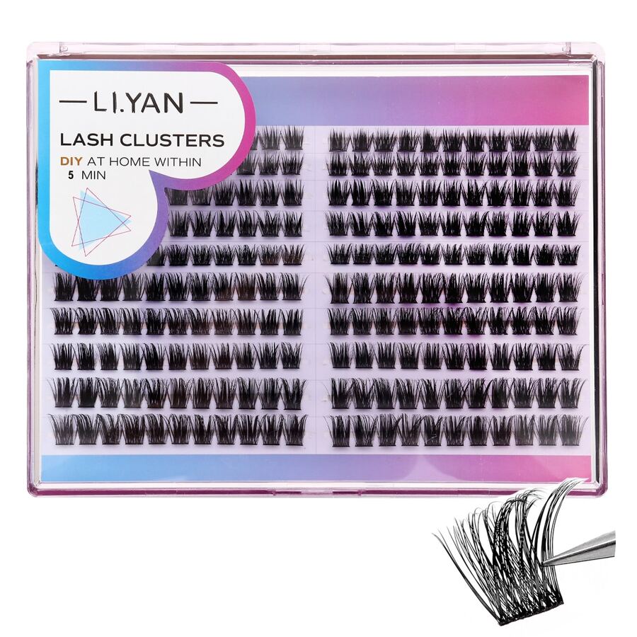 Azenlo Lash Clusters 220 Pcs Cluster Lashes Eyelash Extensions Diy Lash ...