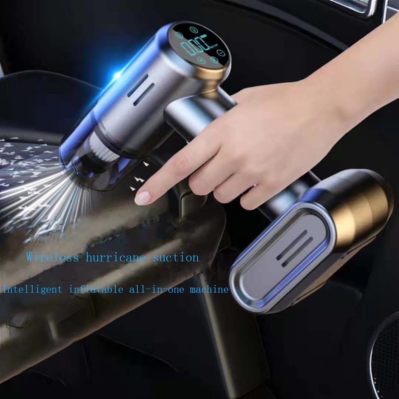 Car Air Pump With Vacuum Cleaner Function, Multifunctional And High ...