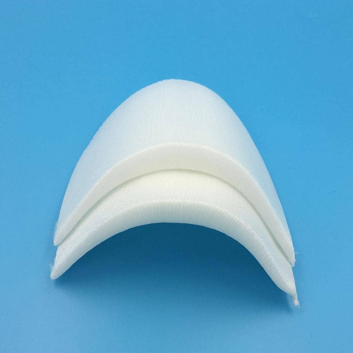 5 Pairs Thick Arc-Shaped White Invisible Sponge Shoulder Pads Suitable ...