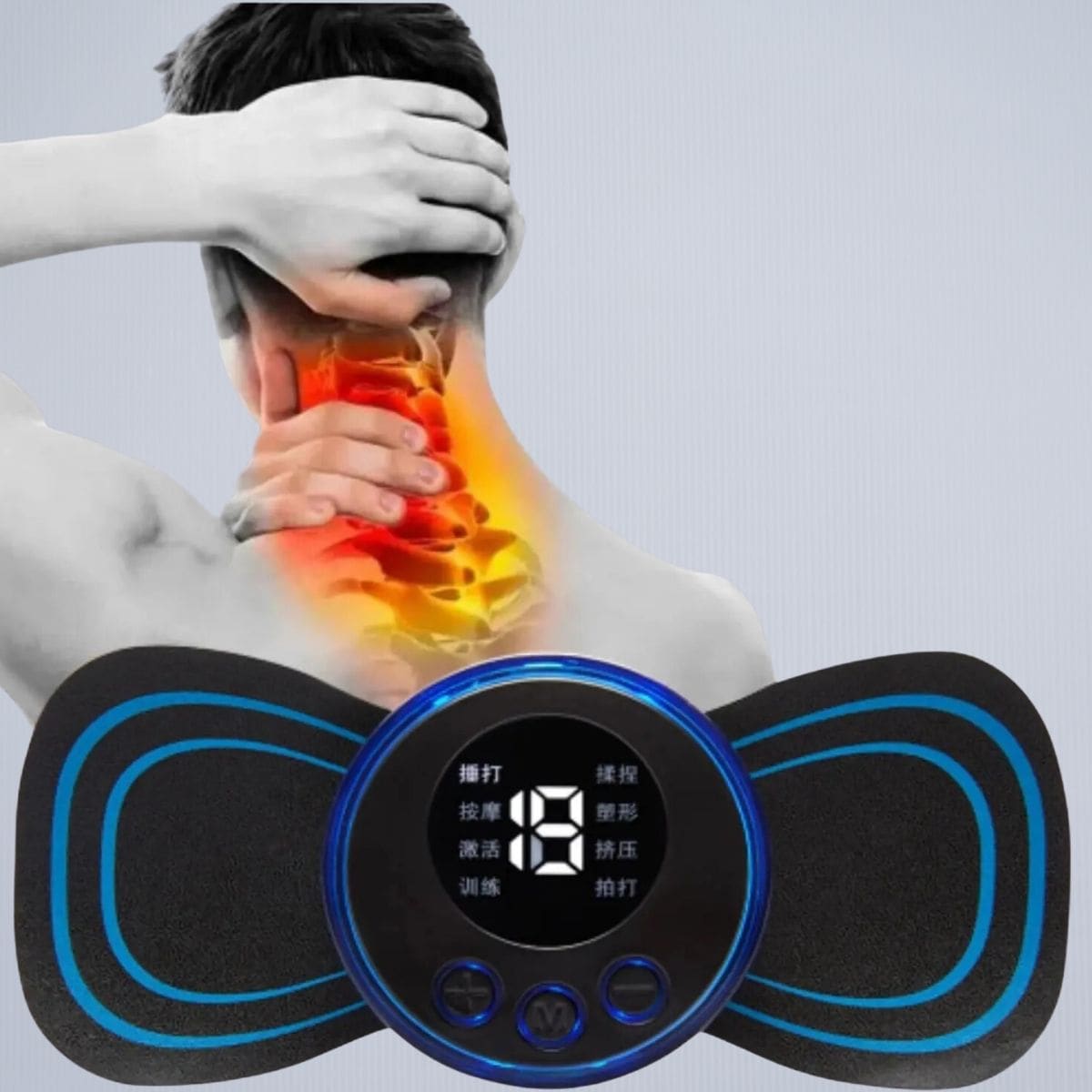 Massage & Relaxation Appliance Neck Massager Patch Muscle Stimulator ...