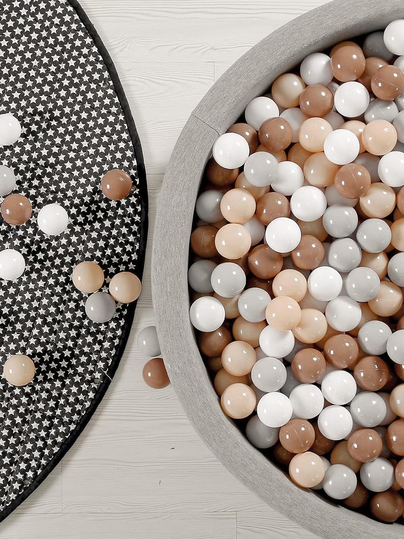 Pack Of 200PCS Ball Pit Balls For Babies, 2.16 Inch Plastic Balls For ...