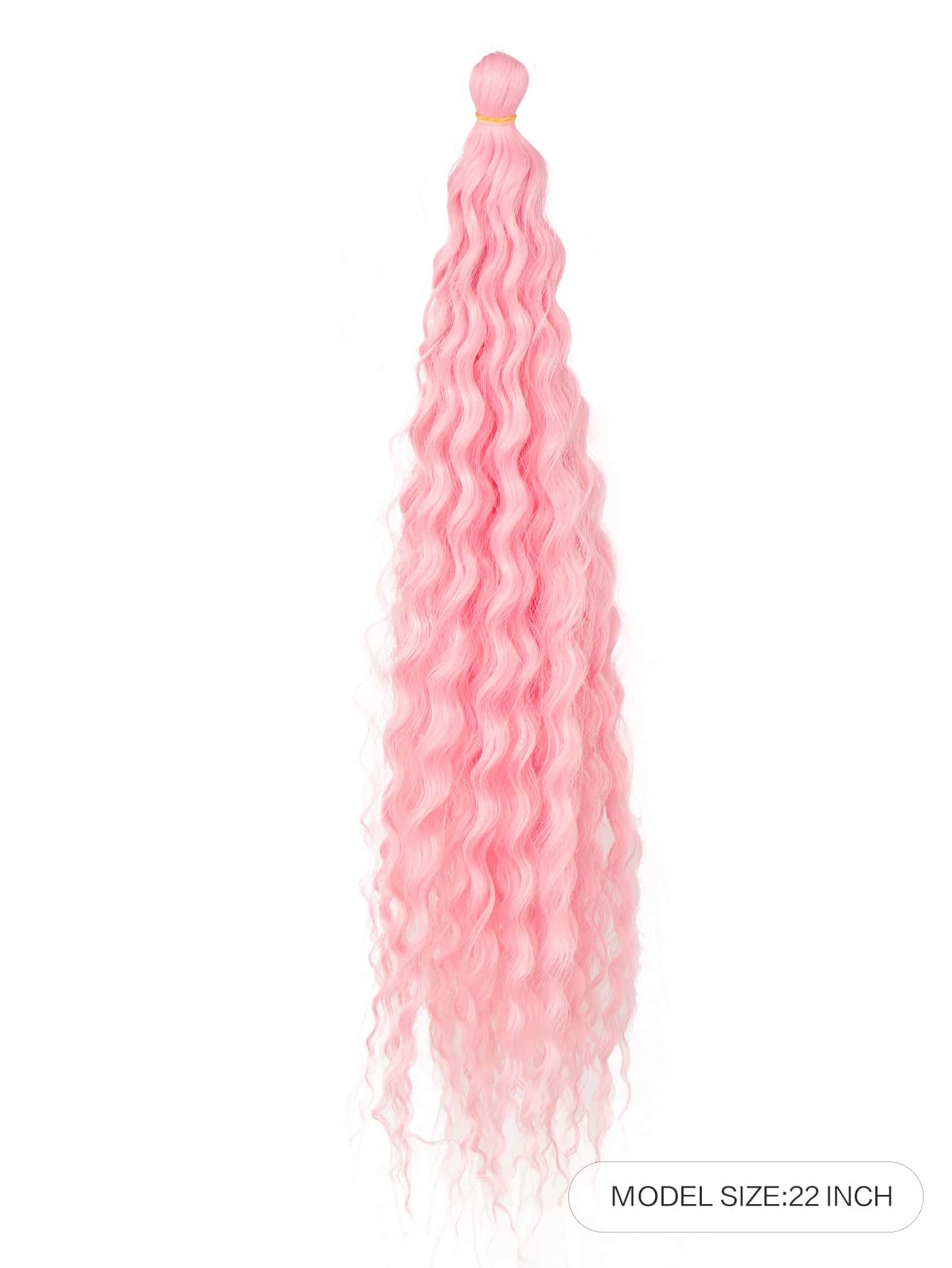 Pink Deep Wave Crochet Hair Curly Hair Extensions Gogo Curl Crochet ...