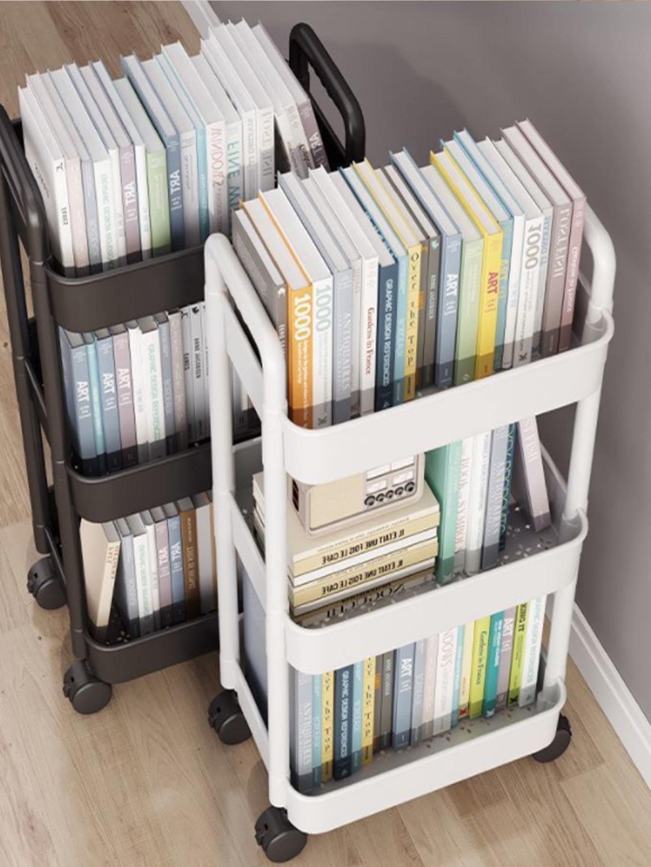 1pc Small Mobile Storage Cart For Kitchen, Living Room, Bathroom ...