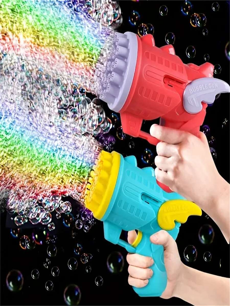 Children's Bubble Gun, Bubble Toy, Bubble Machine, 23-hole Bubble ...