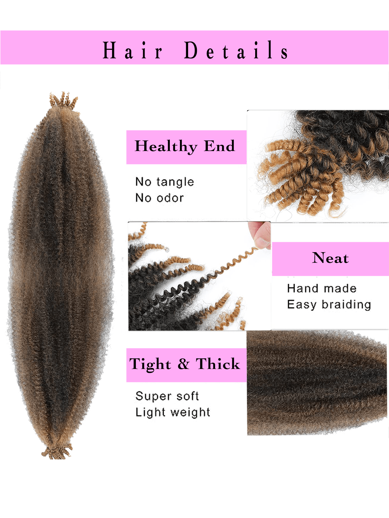 Bohemian Women Soft Twist Orange Braids Crochet Locs Hair 3c 3x Big Distressed Dread Dreads ...