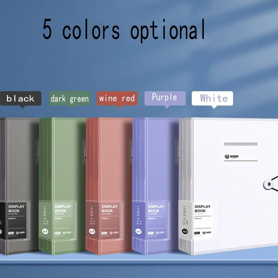 A4 Size Portfolio Folder With Multi-layer Transparent Inner Pages And ...