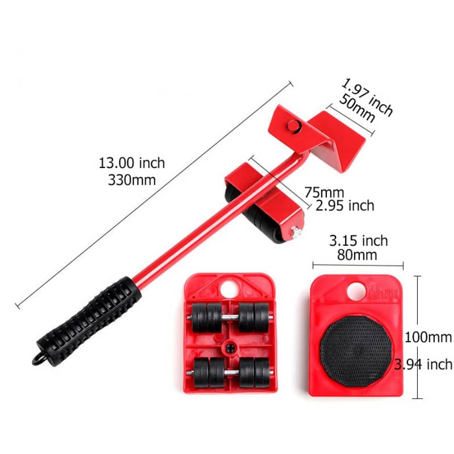 Move Heavy Duty Furniture Lifter, 4 Sliders Moving Wheels Set, Moving ...