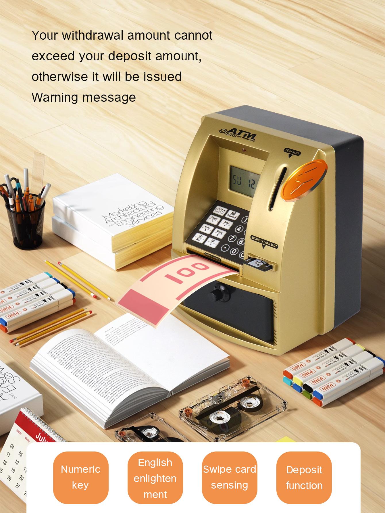 Voice Controlled Password Input Atm Savings Bank With Card Reader As A T Shein Usa