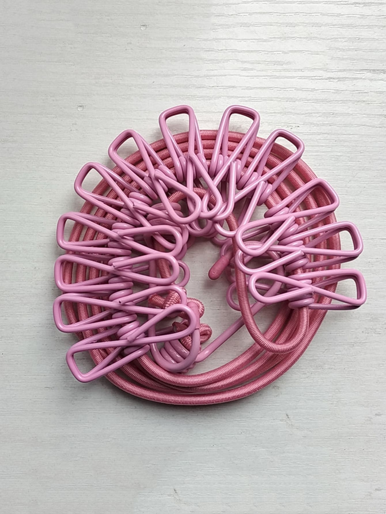 Creative Portable Outdoor Clothesline With 12 Clothespins For Home ...