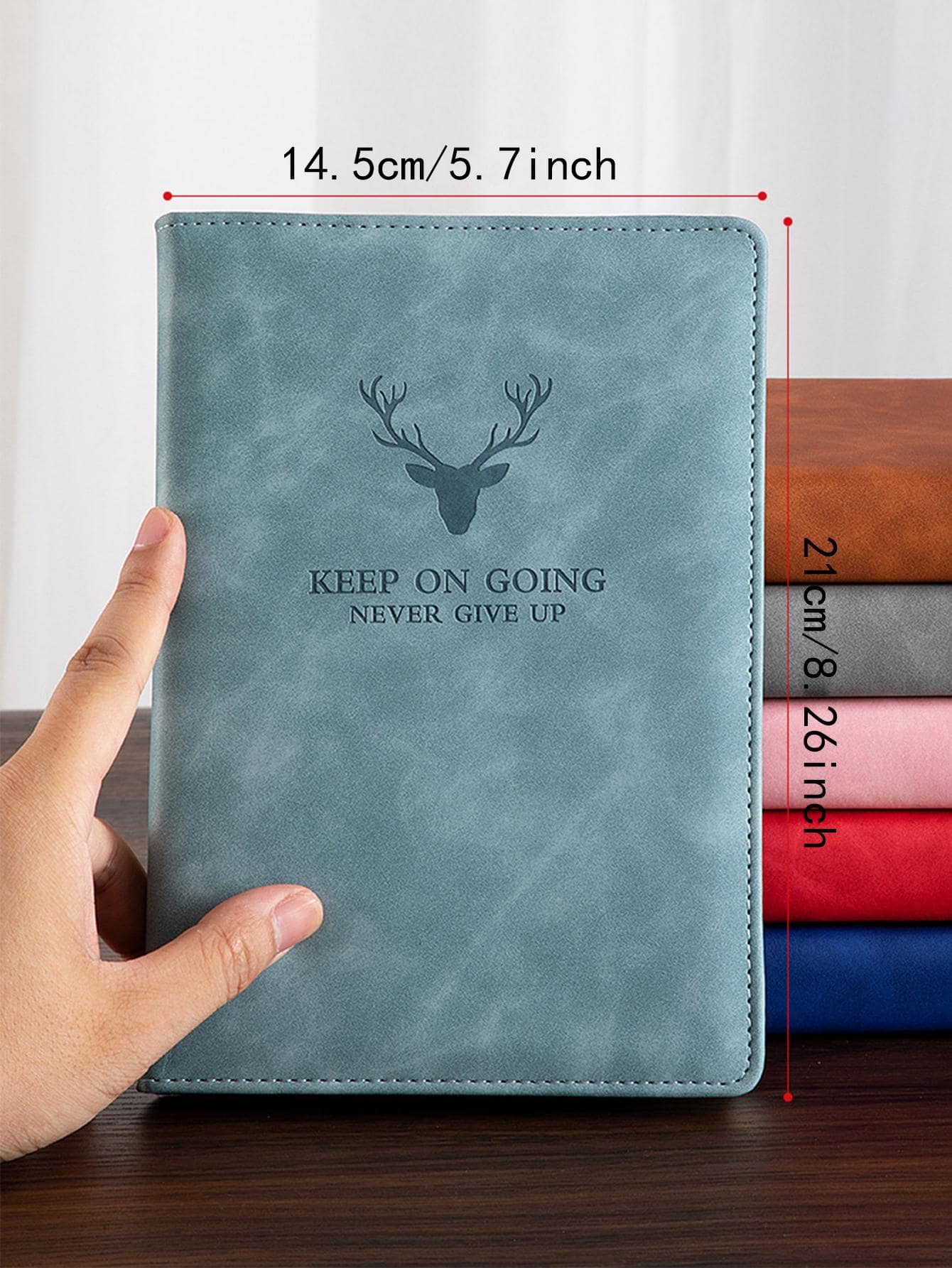 Deer Head And Slogan Pattern Notebook | SHEIN USA