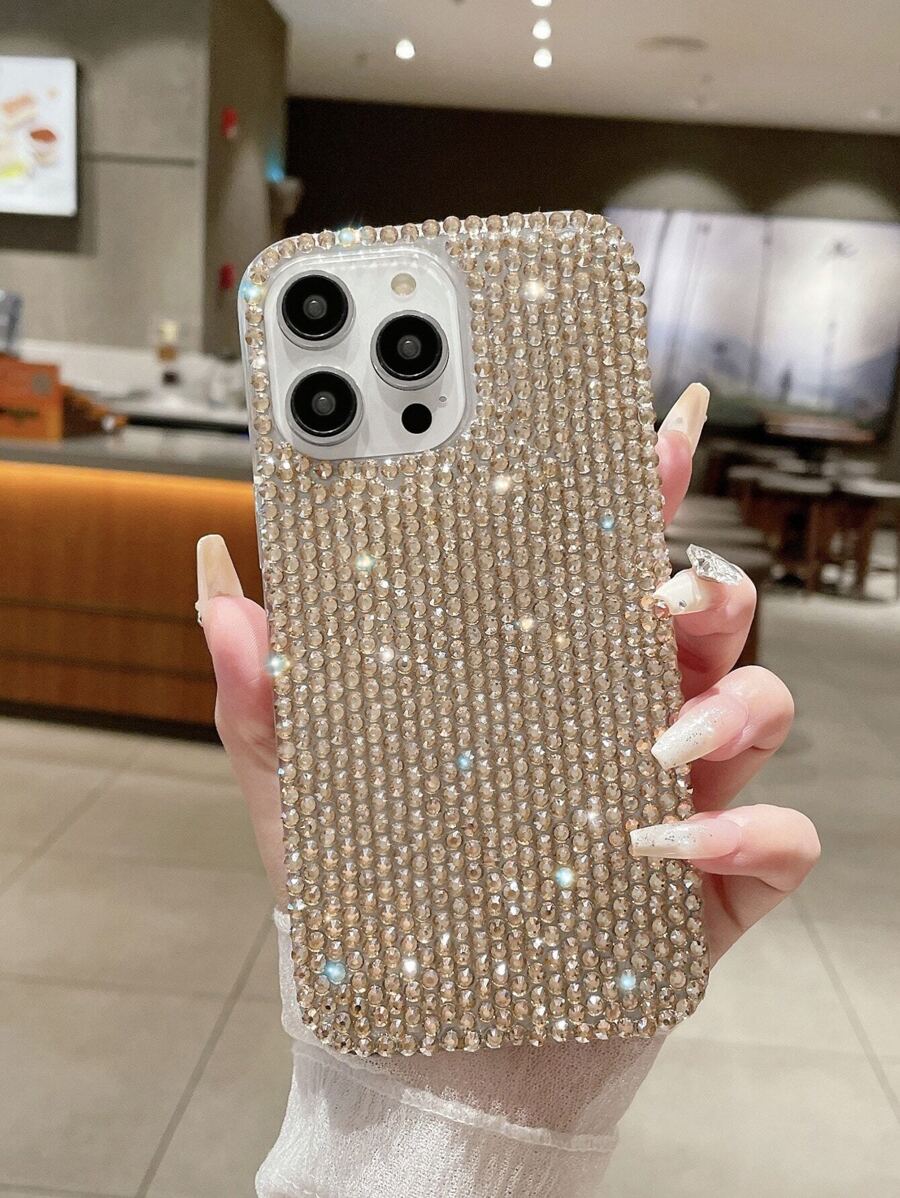 Y2K風ラインストーン装飾iPhoneケース | SHEIN JAPAN
