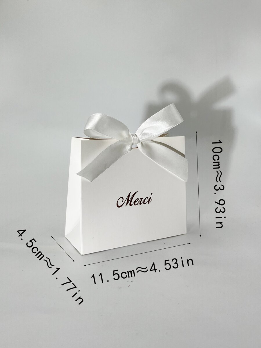 10pcs/lot White Mini Candy Box Baby Shower Gift Packaging Boxes Candy ...