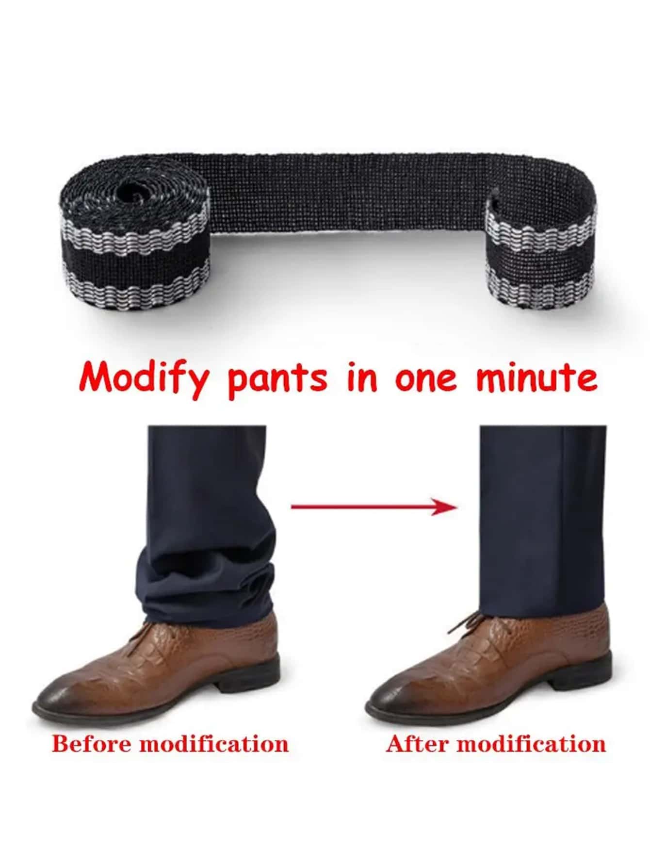 Self-Adhesive No-Cut Hem Length Adjustment Stickers - Easily Transform ...