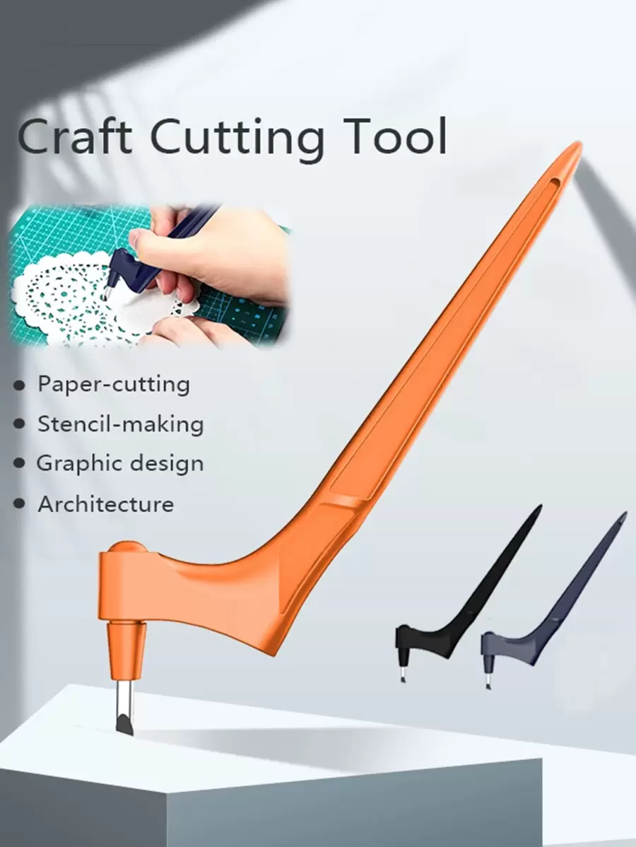 3 Blade Gyro Cut Craft Tools Stainless Steel Gyro Cutter 360-degree ...