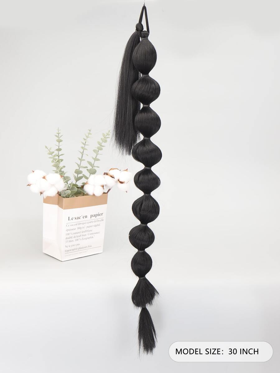 Hairro 1 Pack Afro Puff Bubble Ponytails Extension For Long Pony Tail ...