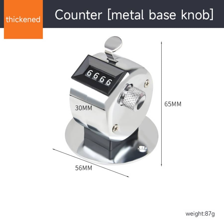 Human Flow Counter Manual Mechanical Counter Sub-counter Metal Hand ...