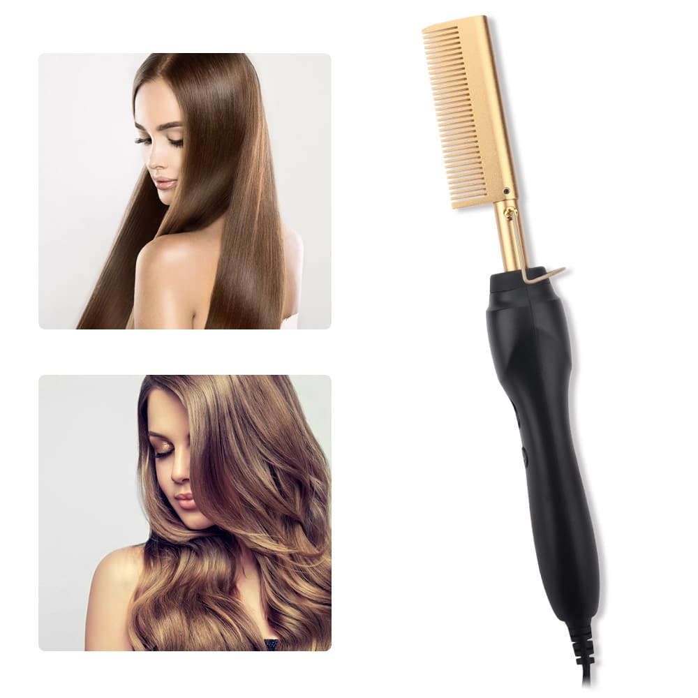 Multi-functional Copper Comb Used For Wet/dry Hair, For Curling ...