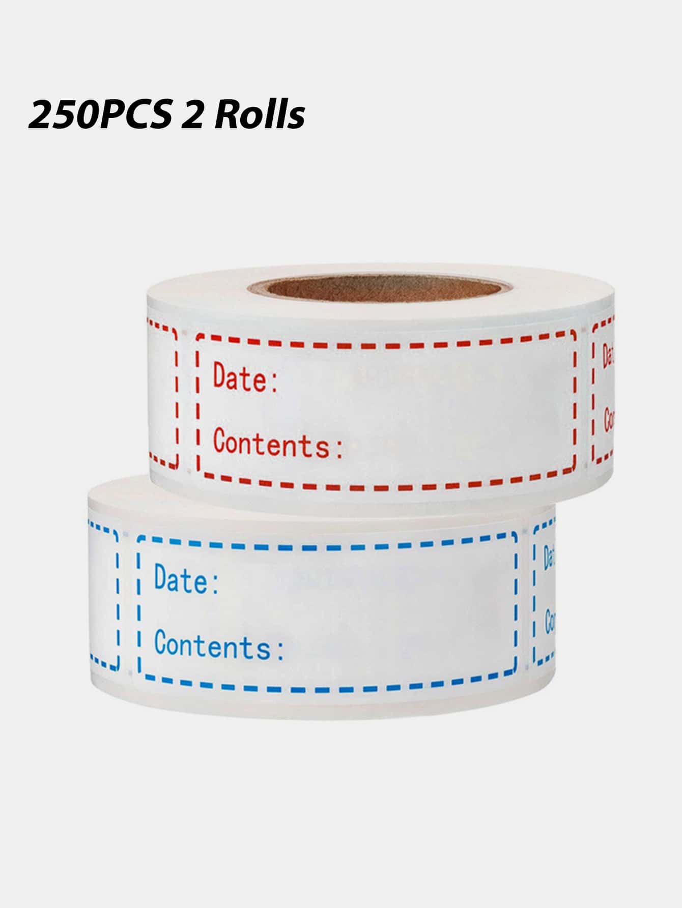 2 Rolls 250pcs Date Marking Paper Labels, Simple & Multi-Purpose ...
