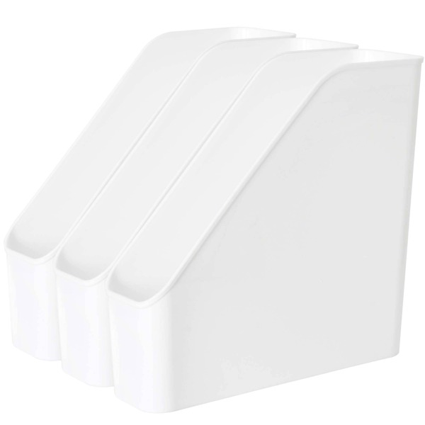 Youngever 3 Pack File Folder Bin Storage, Plastic File Folder Bin ...